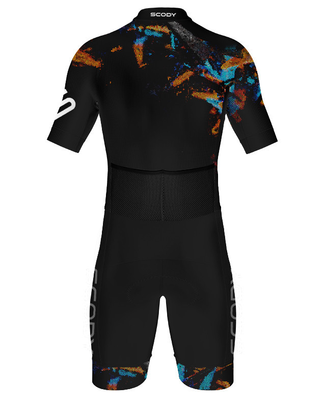 Flake Gold Optimised Sleeved Triathlon Suit, UPF50+ - Men | Triathlon Gear