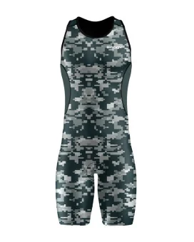 Pixel Camo Swim Men's Optimised Elite Lamina Triathlon Suit | Triathlon ...