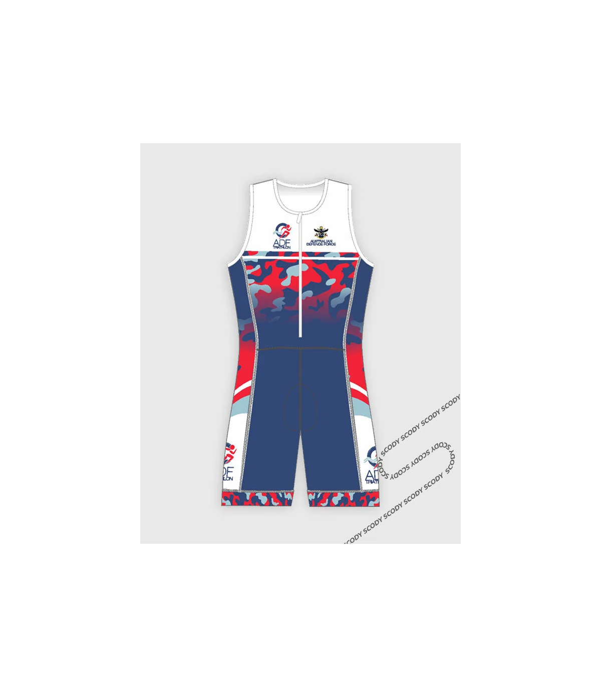 ADFTC Men's Performance Sleeveless Triathlon Suit