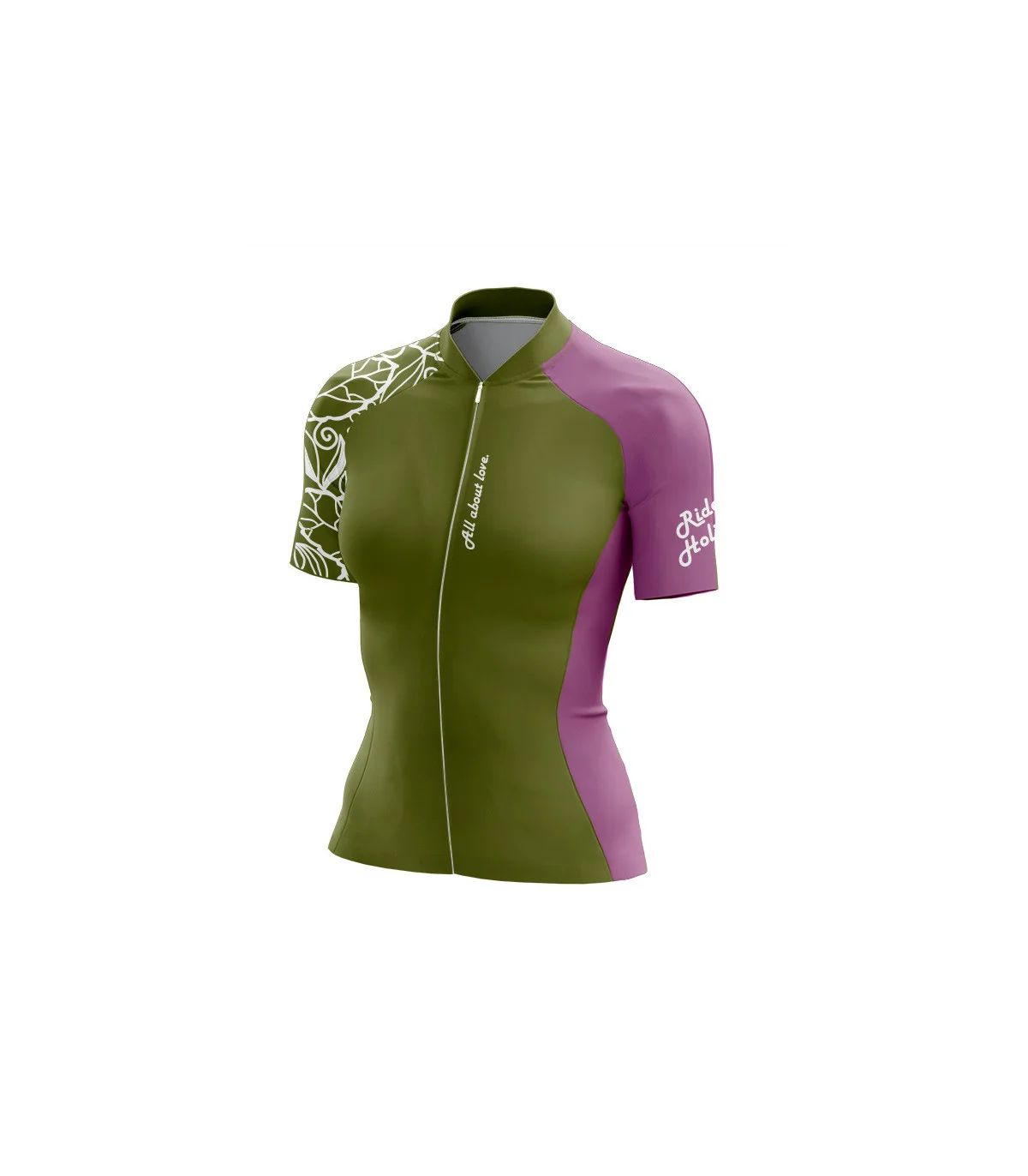 Holistic Olive Bliss Optimise Cycle Jersey - Women Size 6