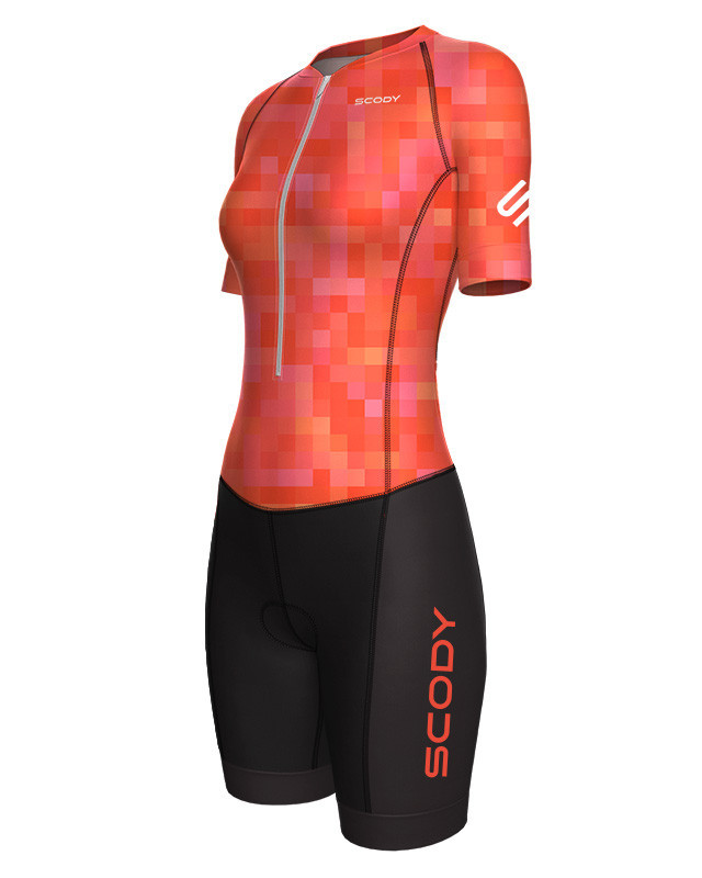 Aerodynamic Sleeved Women's Triathlon Suit |Made to Order |Free Shipping