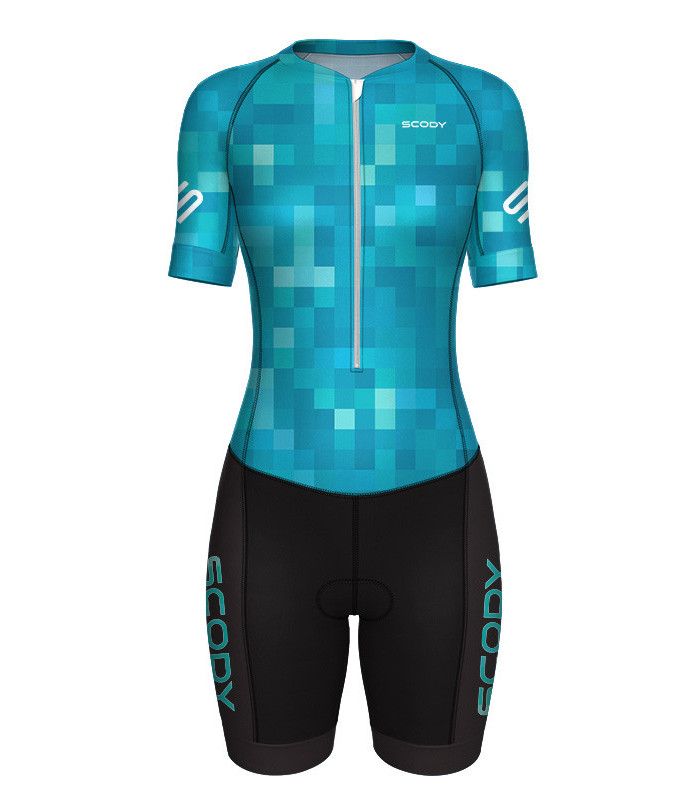 Aerodynamic Sleeved Women's Triathlon Suit |Made to Order |Free Shipping