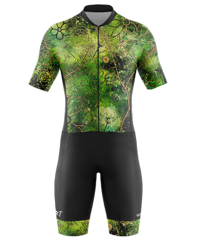 Aerodynamic Sleeved Men's Triathlon Suit |Made to Order |Free Shipping