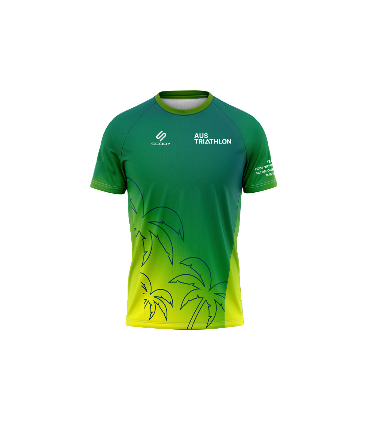 2024 World Champs Townsville Men's Run Shirt | Running Gear | Active Wear