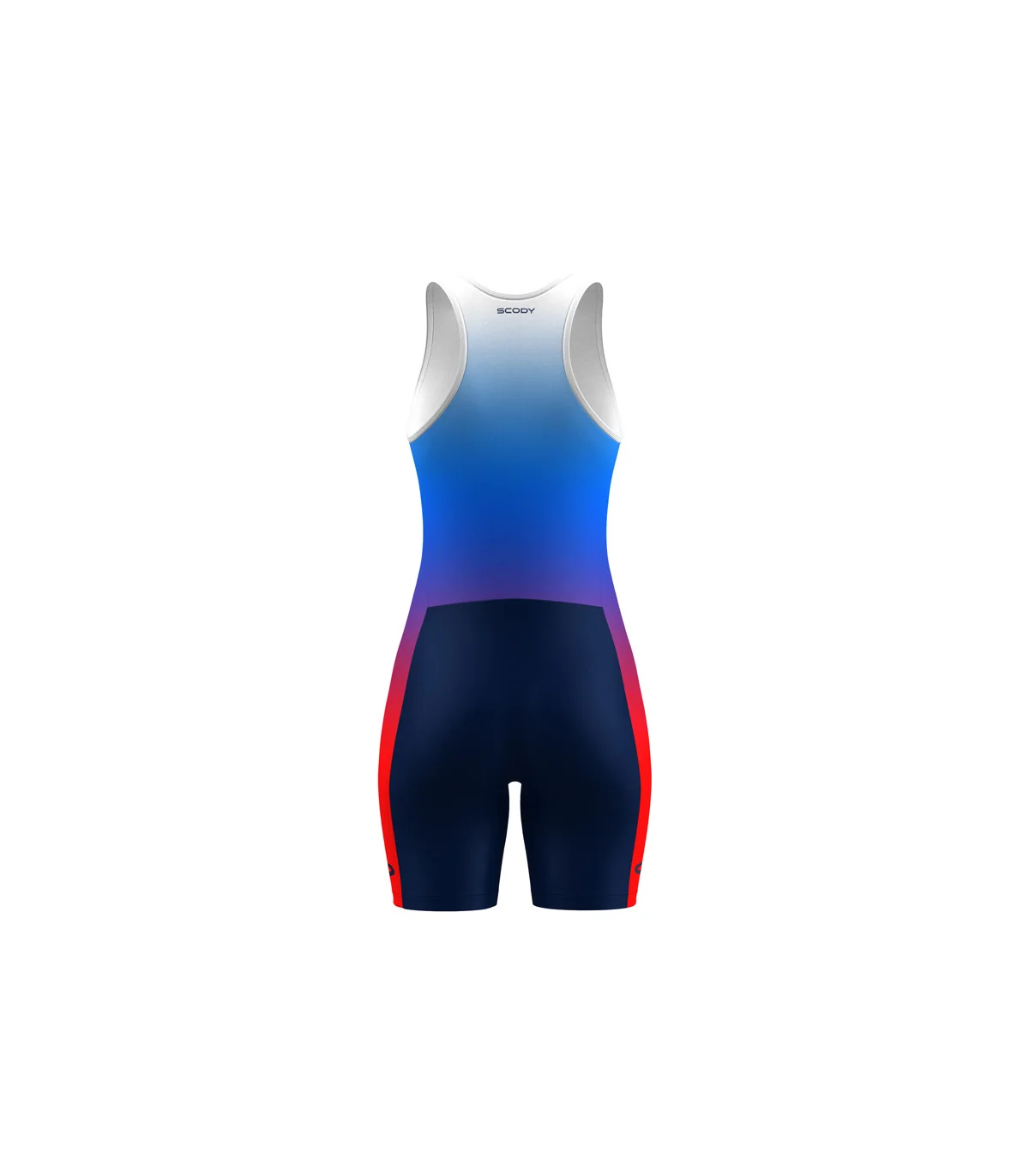 Women's Rowing Zoot Suit - Blue/Red Size 10
