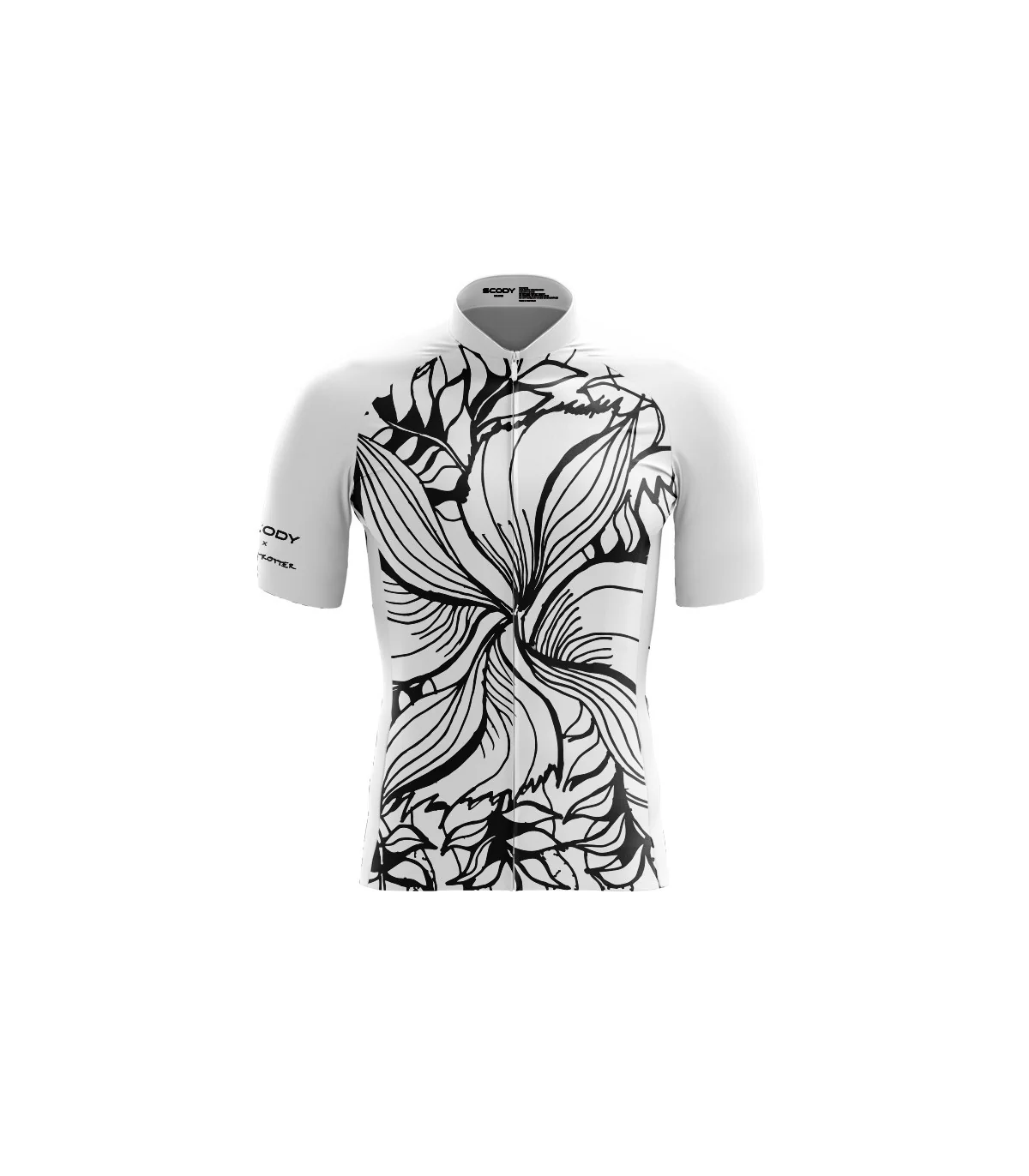 Performance Cycle Jersey Men - African Tulip by Paul Trotter Size M