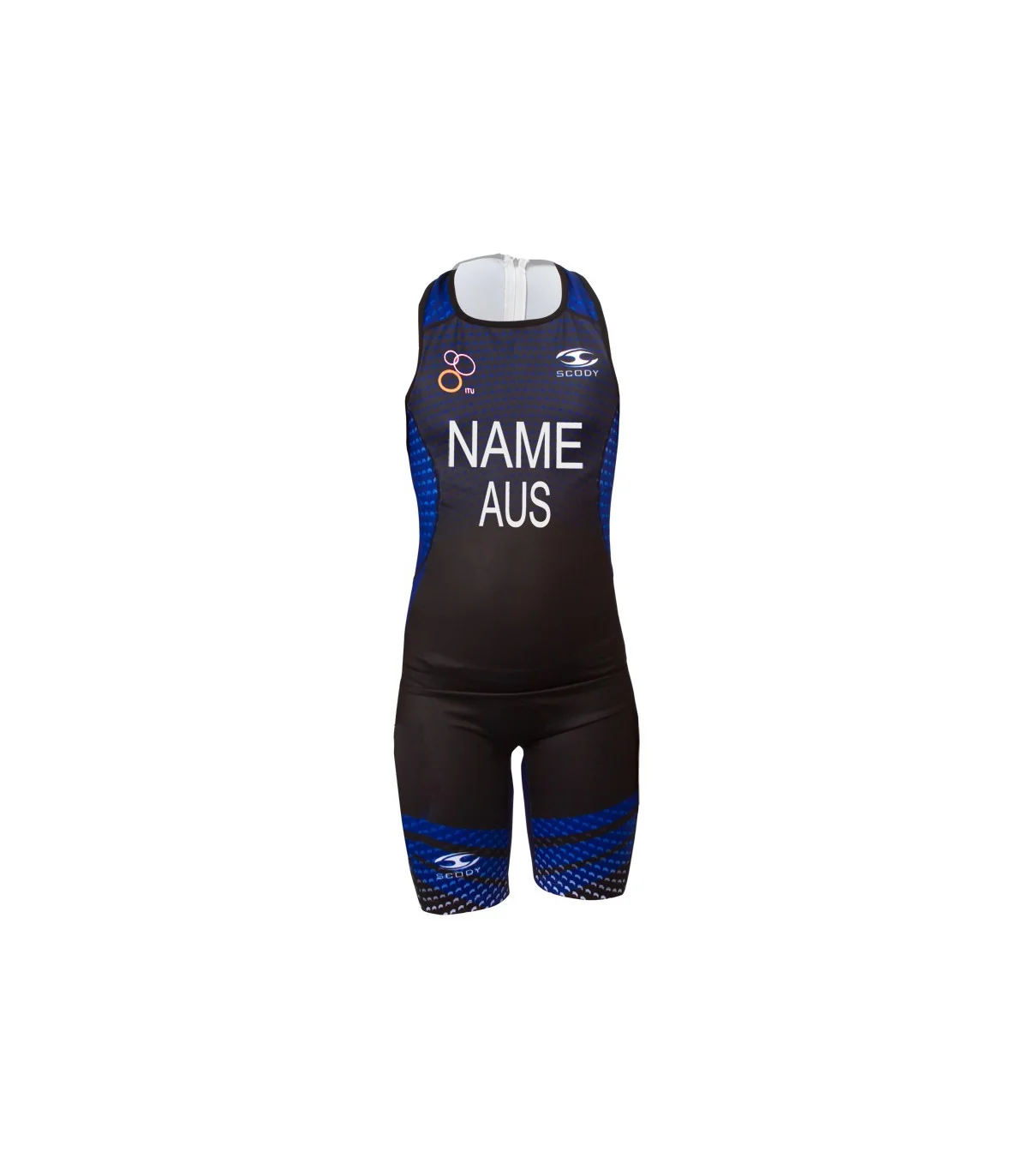 Blue Elite Triathlon Suit Junior Name and Country Included Size J6