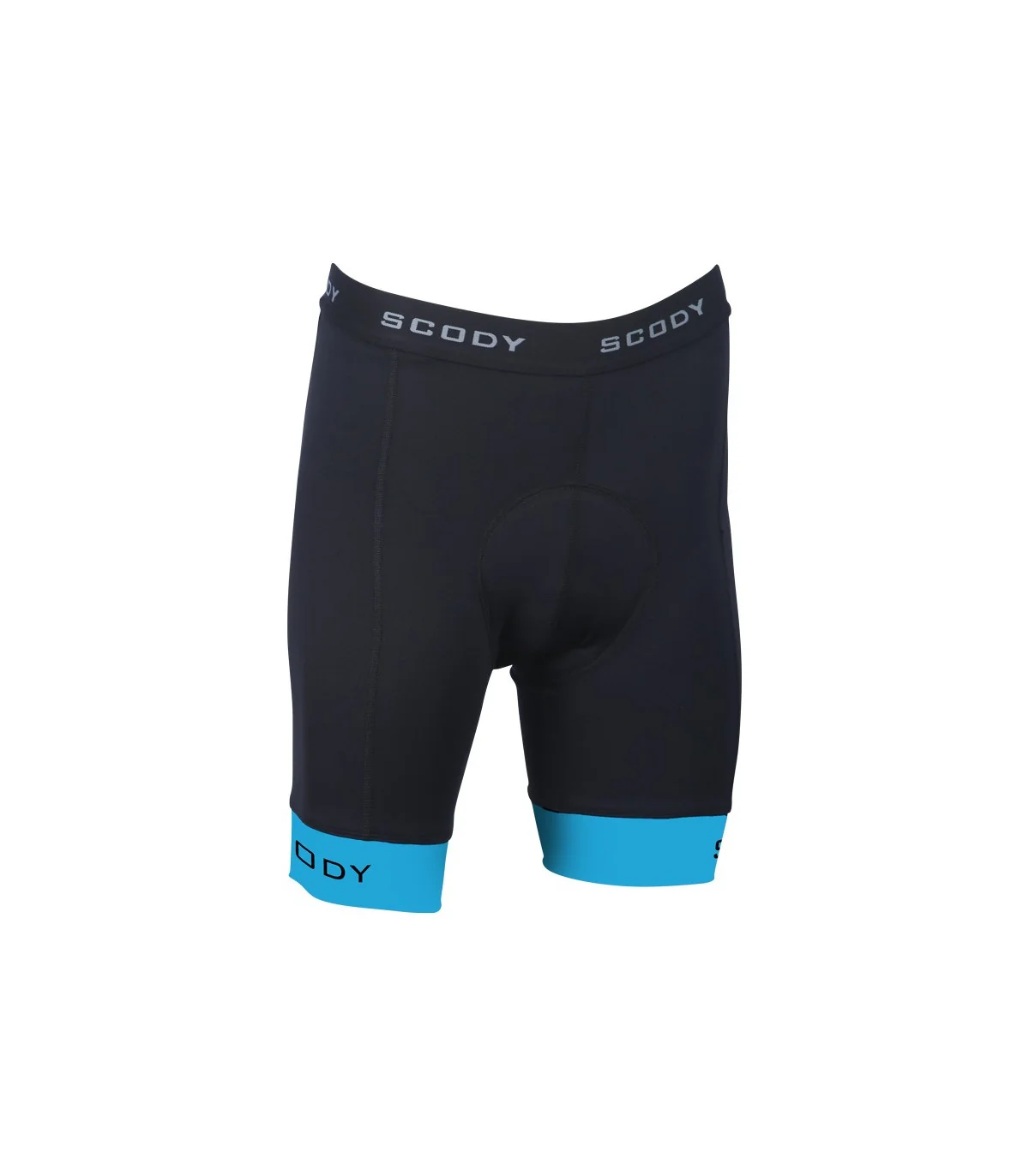 Black Cycle Shorts, Men - Choose Cuff Colour Size M Color Red